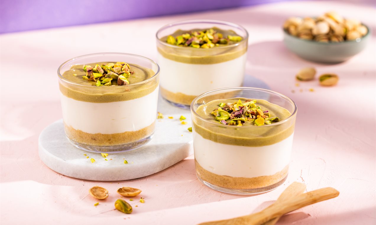 Pistache toetjes Recept | Dr. Oetker