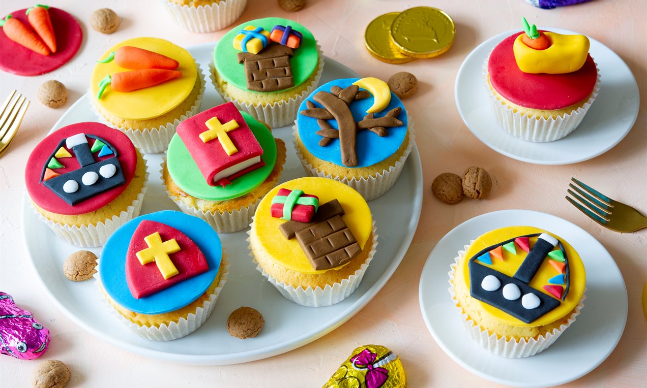 Sinterklaas cupcakes versieren Recept | Dr. Oetker