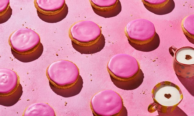 Roze koeken Recept | Dr. Oetker