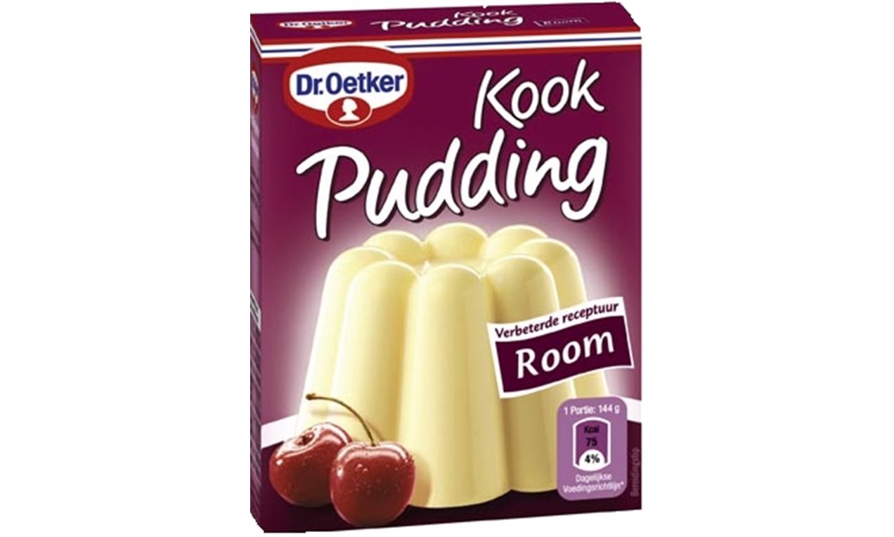 Roompudding met chocoladesaus Recept | Dr. Oetker