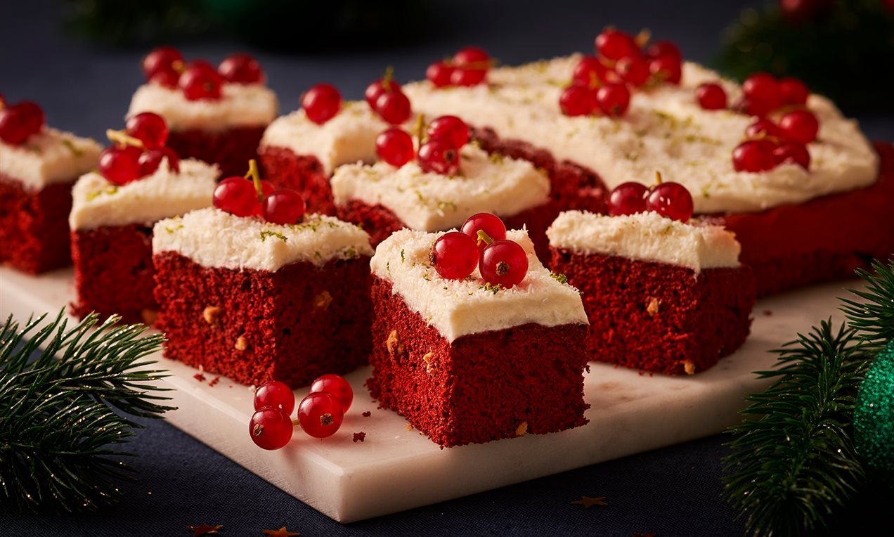 Red Velvet Plaatcake Recept | Dr. Oetker