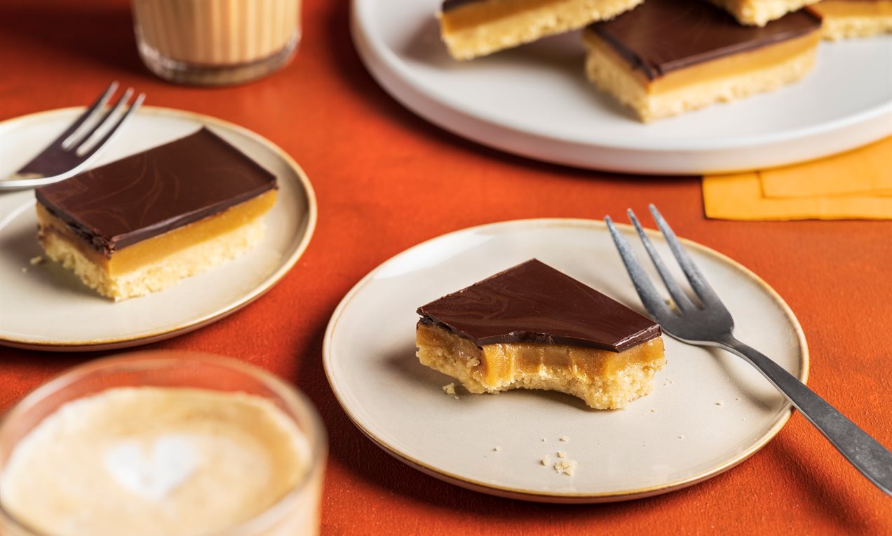 Shortbread Choco & Karamel Recept | Dr. Oetker