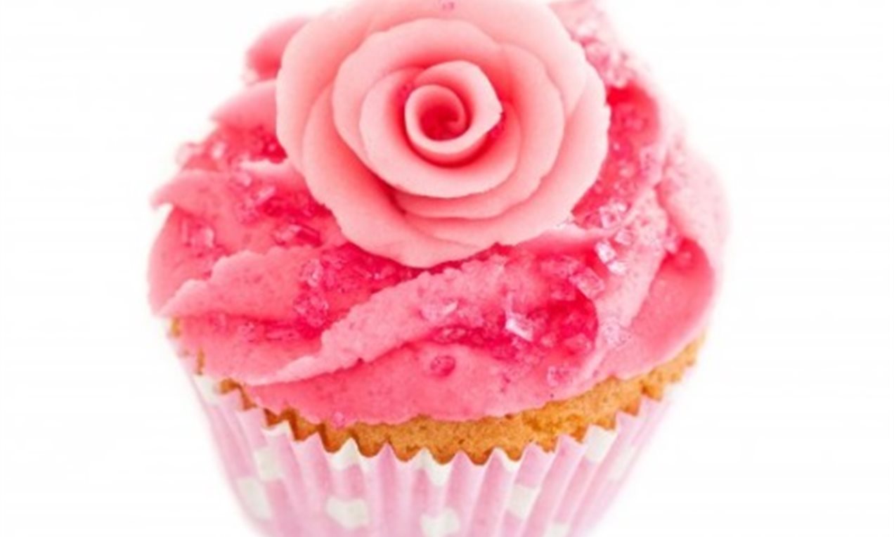 Rozen cupcake Recept | Dr. Oetker